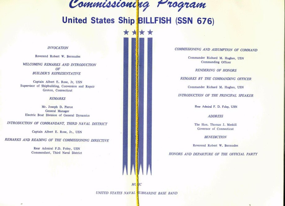 Commissioning Program Agenda